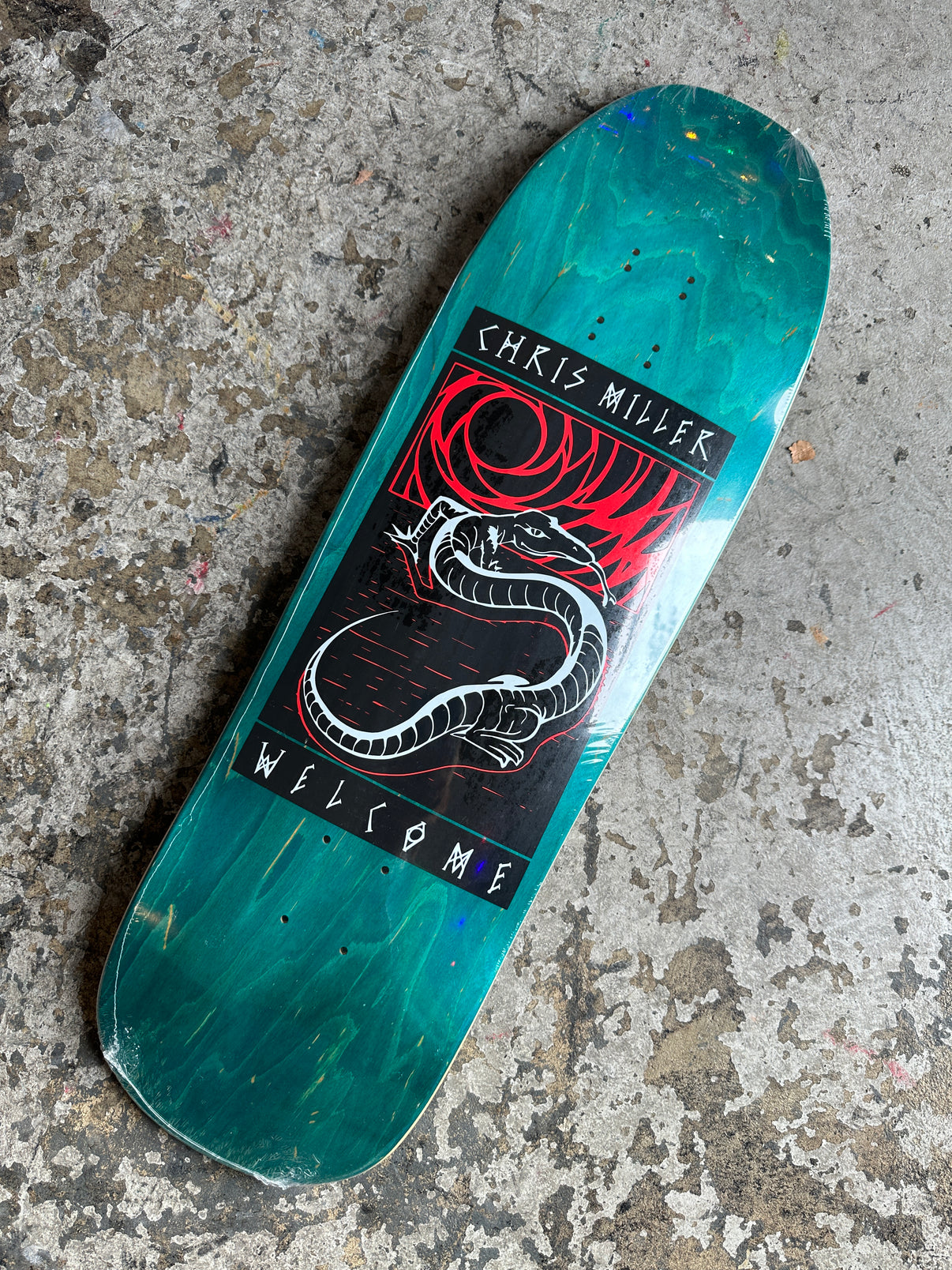 Welcome Miller Lizard on Gaia Deck 9.60 – Home Skateshop