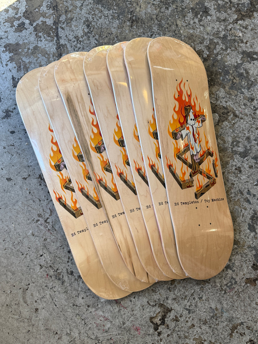 Charred Cross Deck – Home Skateshop